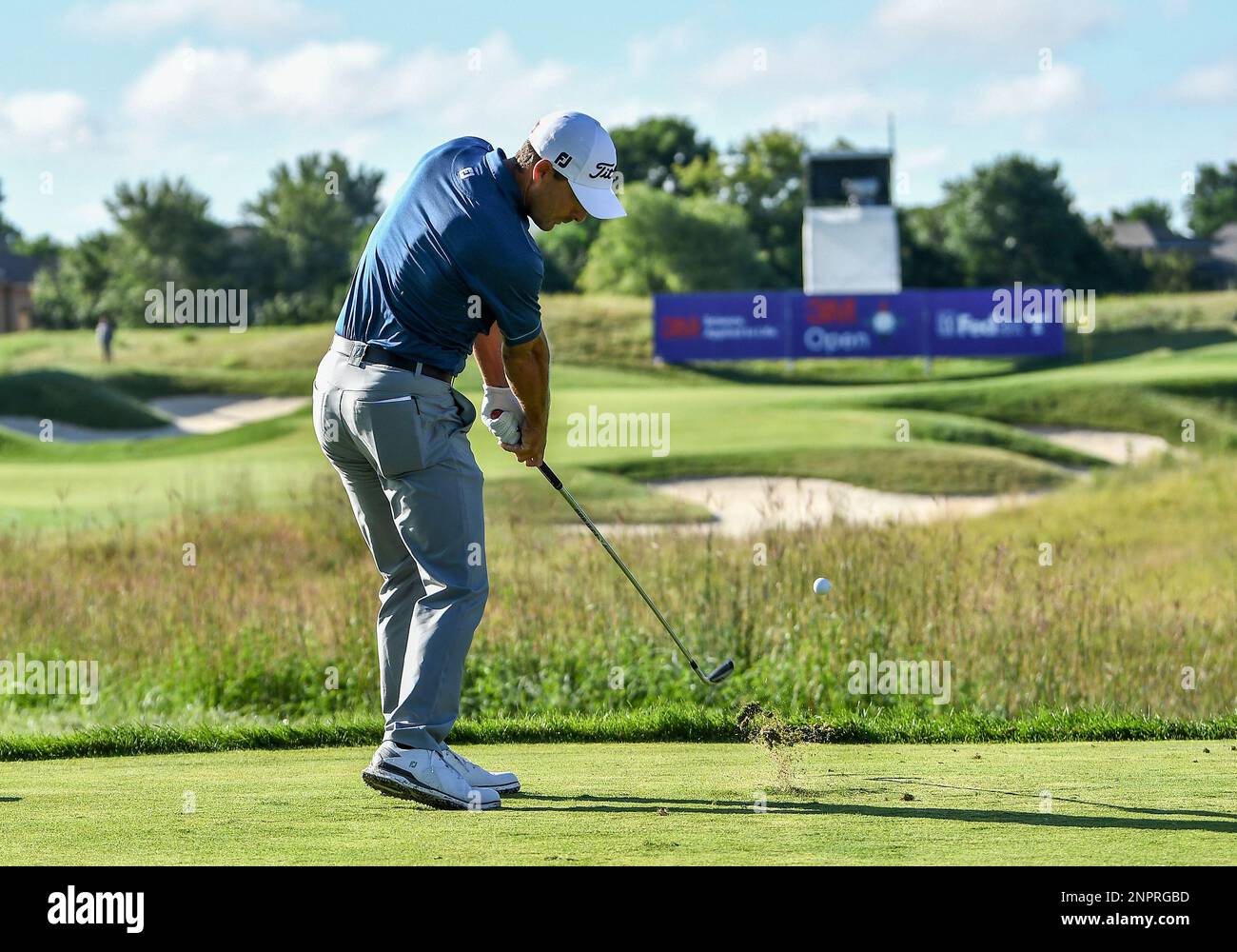 BLAINE, MN - JULY 23: Charles Howell III takes a tee shot on the 12th ...