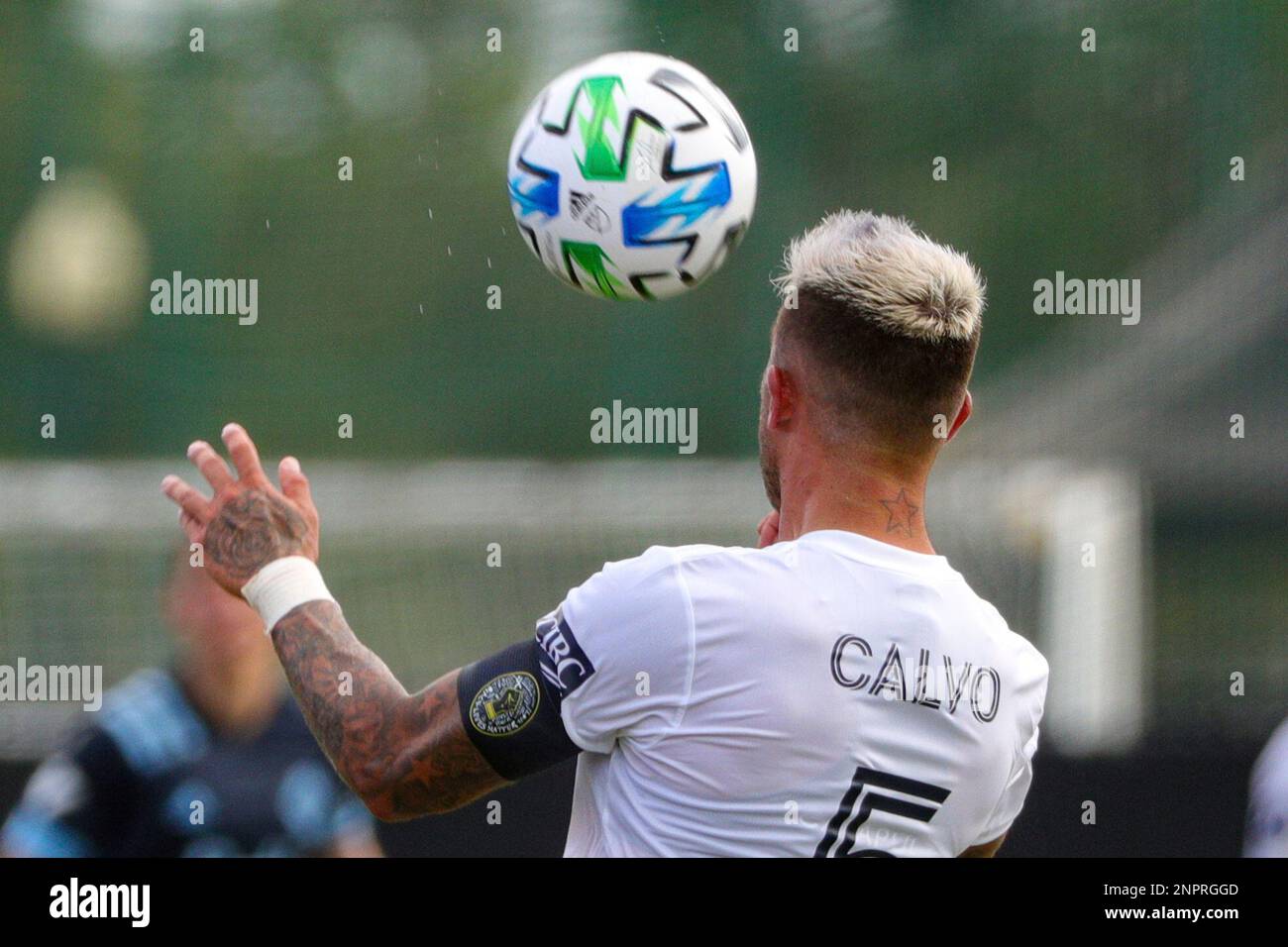 ORLANDO, FL - JULY 23: Chicago Fire defender Francisco Calvo (5) stops ...