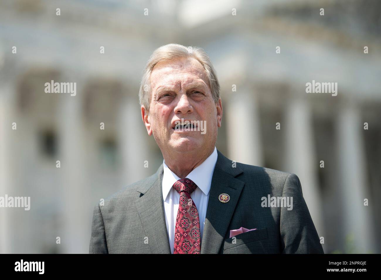 UNITED STATES - JULY 22: Rep. Mike Simpson, R-Idaho, speaks during a ...