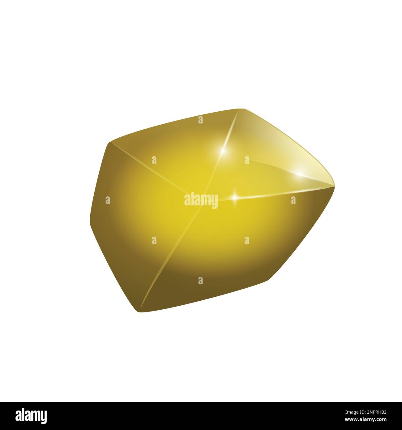 Crystal and natural mineral. Cartoon Magic Gemstone. Game asset. vector ...