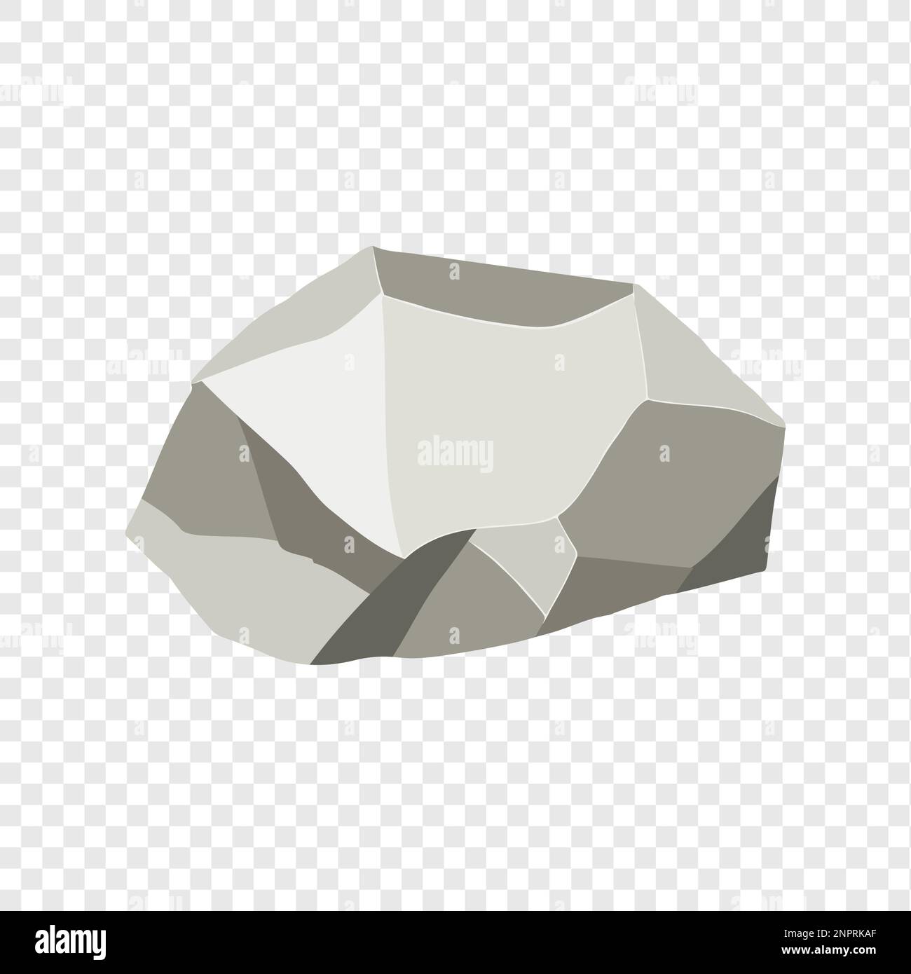 Rock boulder. Natural shape stone. vector illustration Stock Vector ...