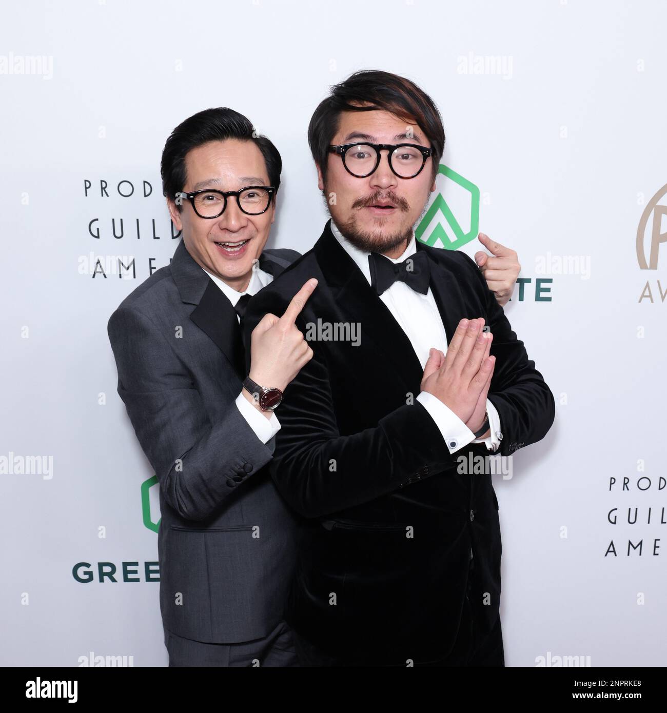 Beverly Hills, USA. 25th Feb, 2023. Ke Huy Kwan and and Daniel Kwan ...