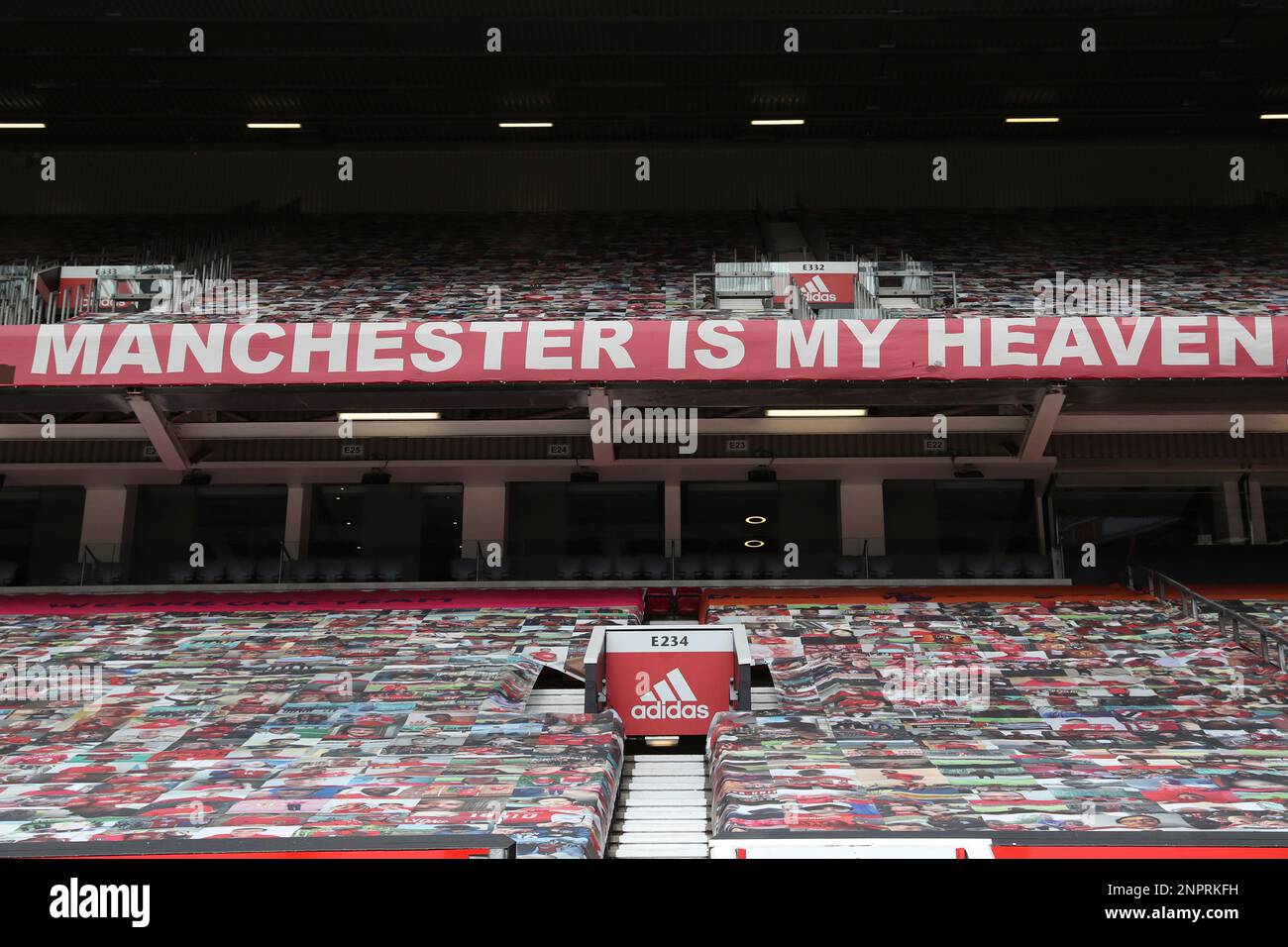 Stands ahead of the English Premier League soccer match between ...