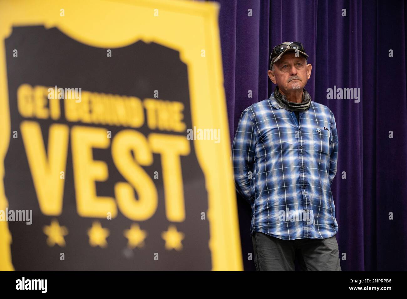 Tom Severin, the nephew of fallen Sergeant James Severin, who was shot ...