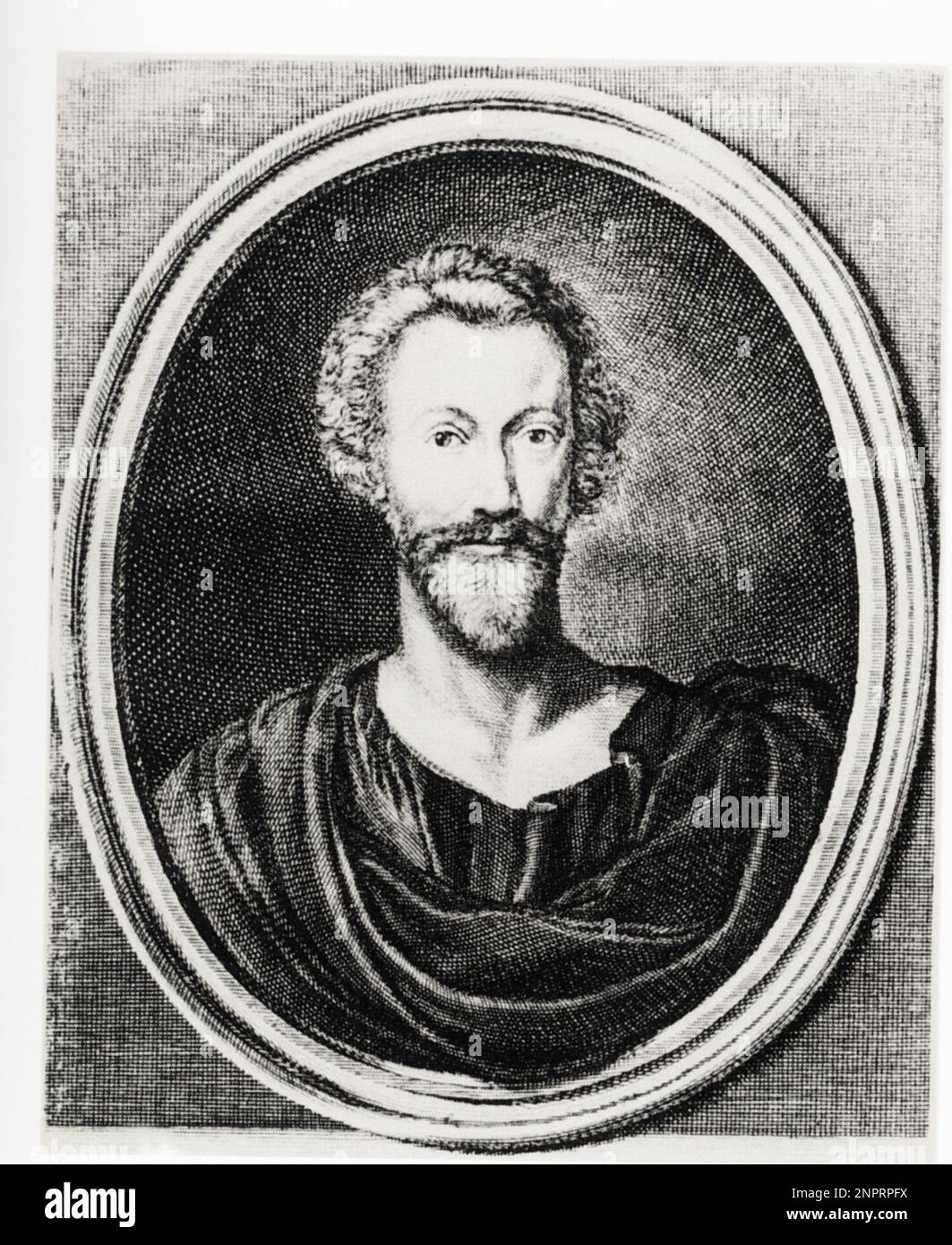The british poet JOHN DONNE ( 1572 - 1631 ) , portrait engravyng 1632 ...