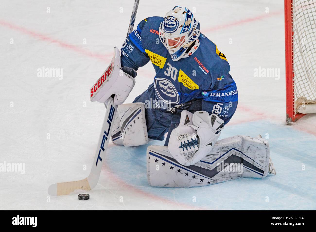 Lausanne, Switzerland. 02nd June, 2023. Janne Juvonen (goalie) of HC ...