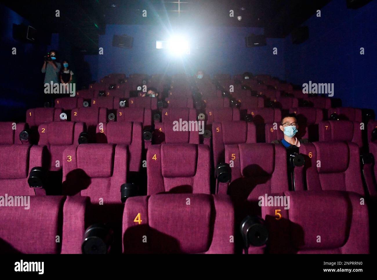 The dolls are sitting in the chairs to keep social distance in the ...