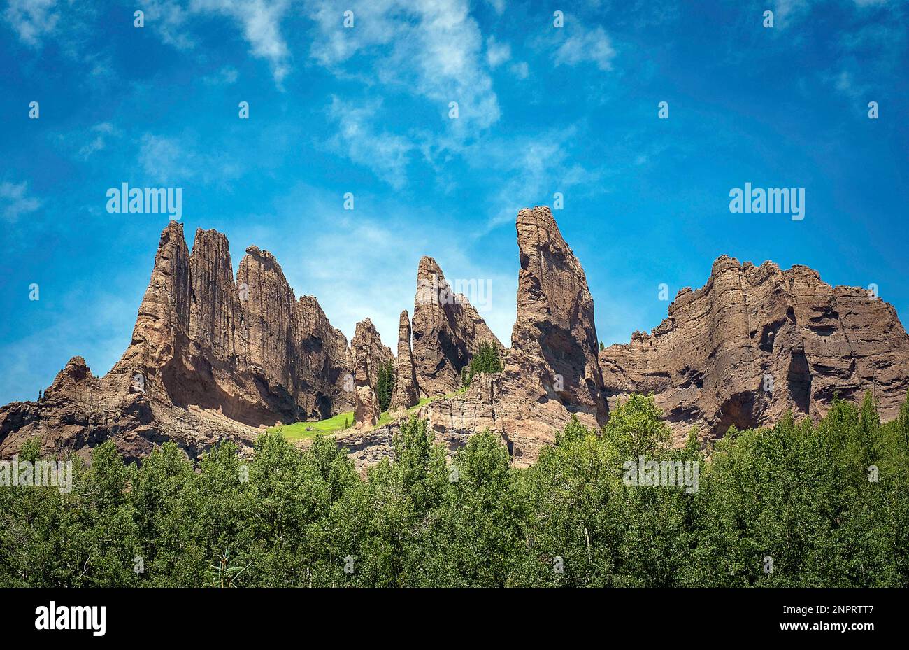 July 4, 2020: The spectacular Castle rock formations along the Mill ...