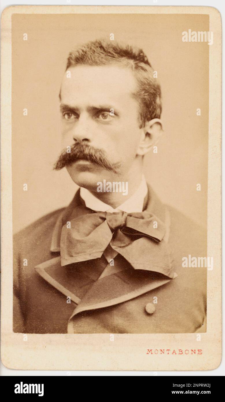 The portrait of King of Italy UMBERTO I di SAVOIA ( 1844 - 1900 ) when ...