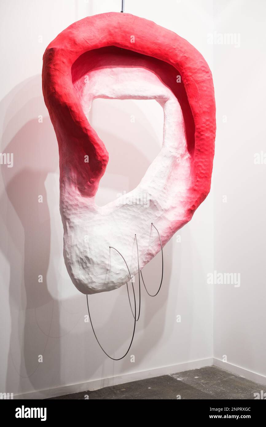 The sculpture of Artist Rebecca Ackroyd seen displayed during the ...