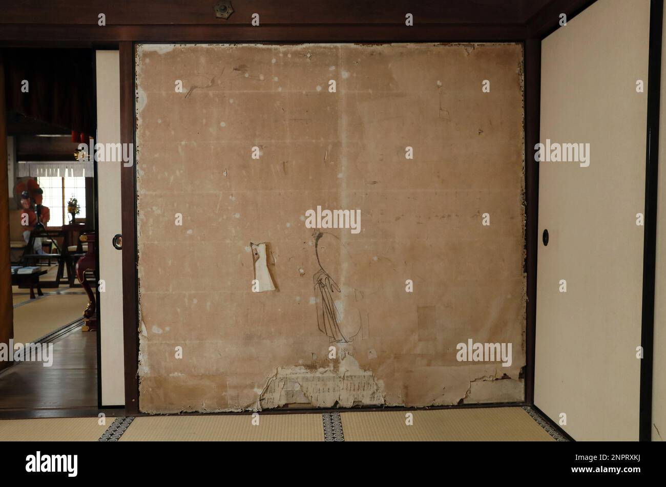 An important cultural property "Painting of Lin Bu" is removed for ...