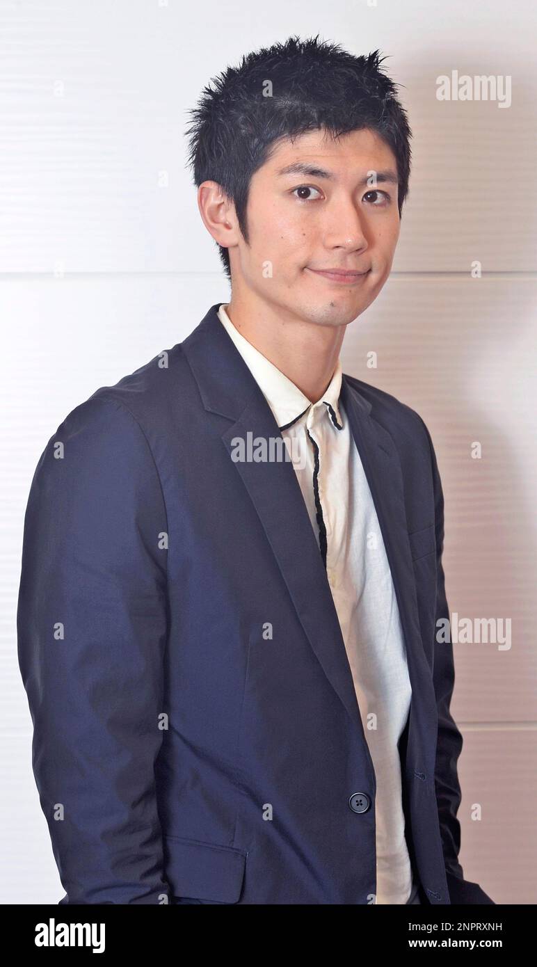 FILE: Japanese actor Haruma Miura poses during an interview conducted ...