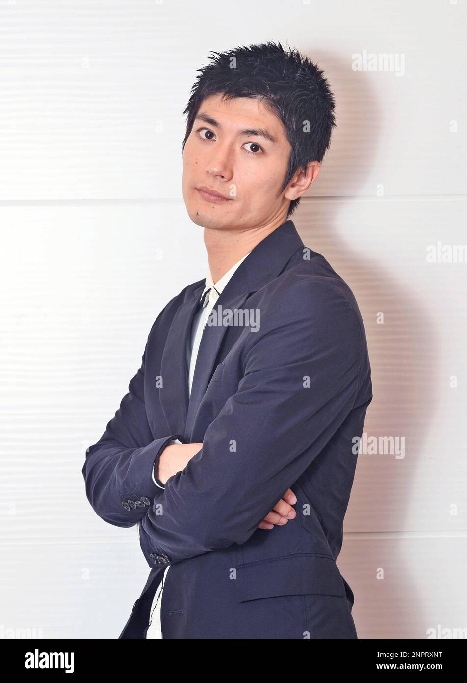 FILE: Japanese actor Haruma Miura poses during an interview conducted ...