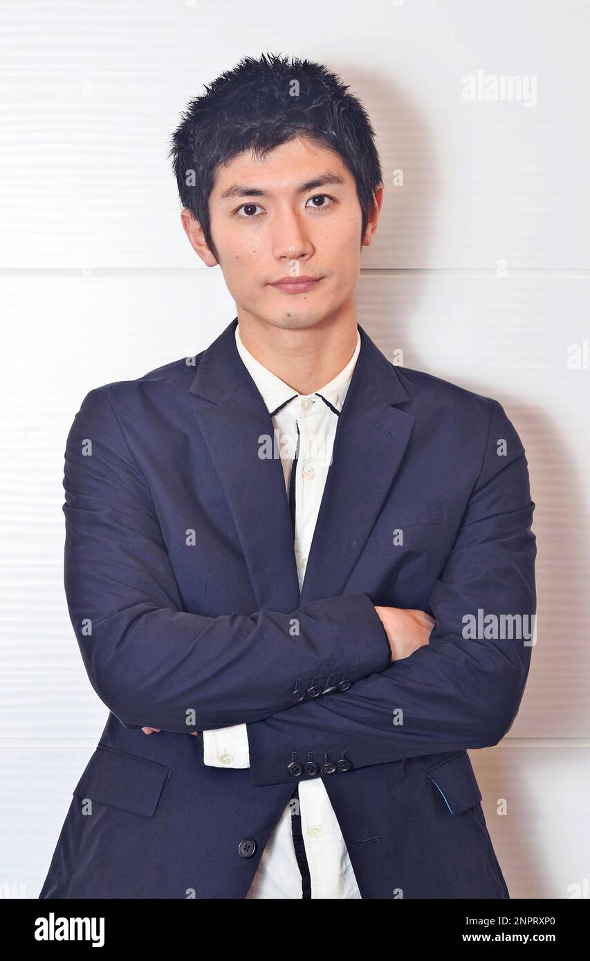 FILE: Japanese actor Haruma Miura poses during an interview conducted ...