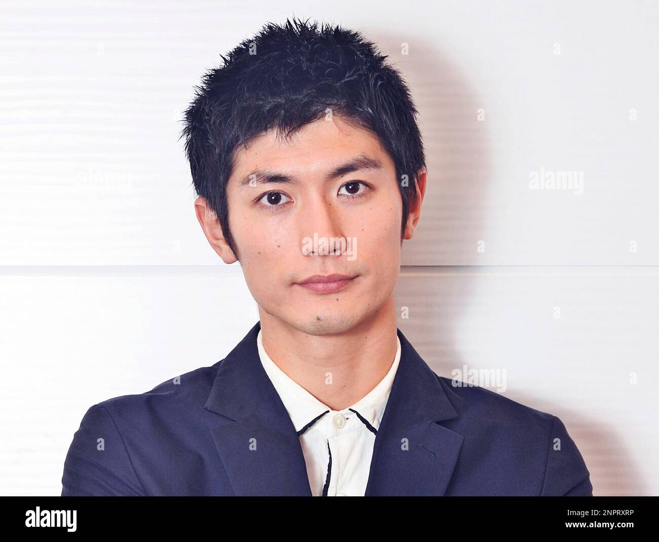 FILE: Japanese actor Haruma Miura poses during an interview conducted ...