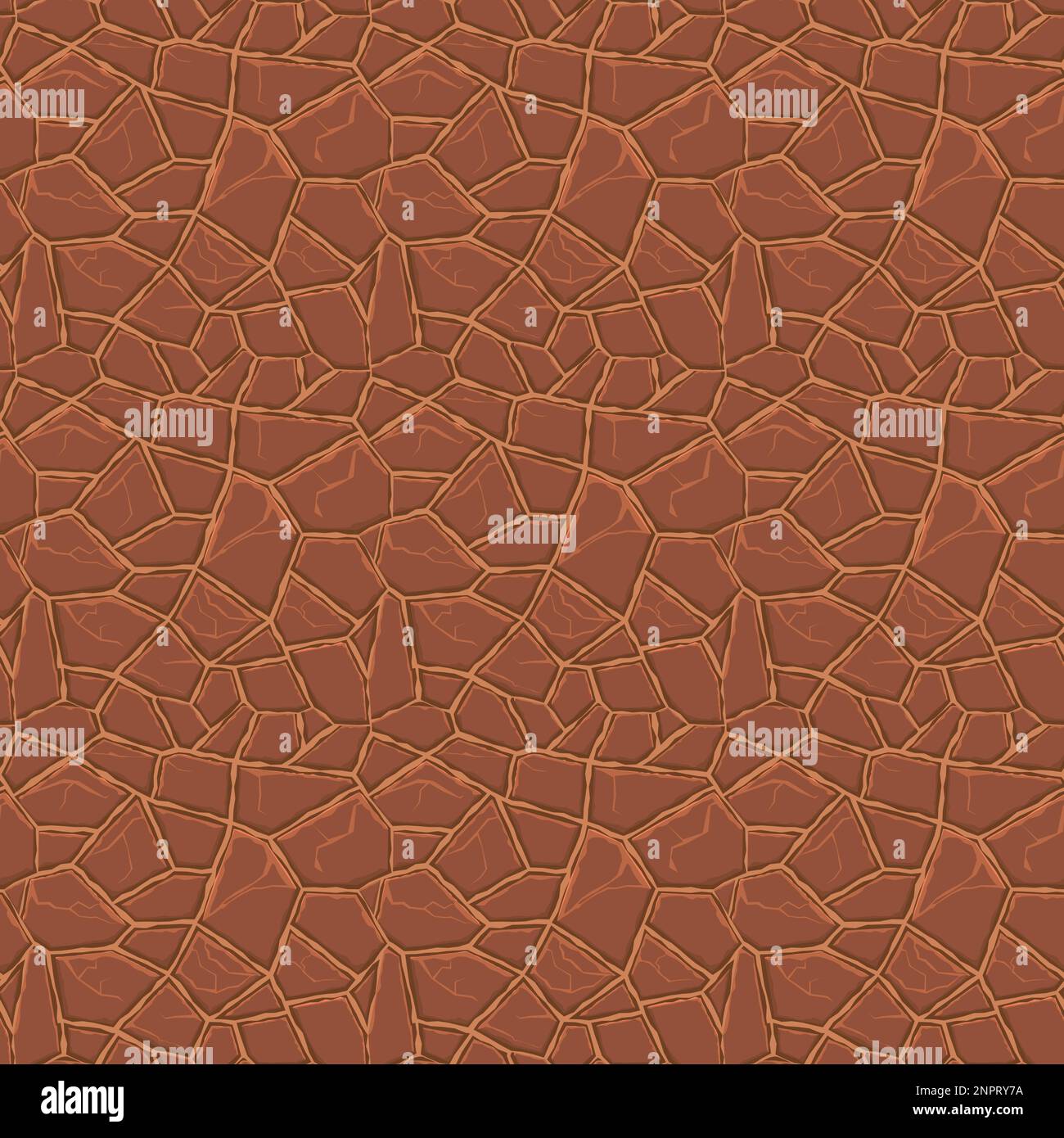 Cartoon game texture, rocks, dirt and ground surface seamless pattern ...