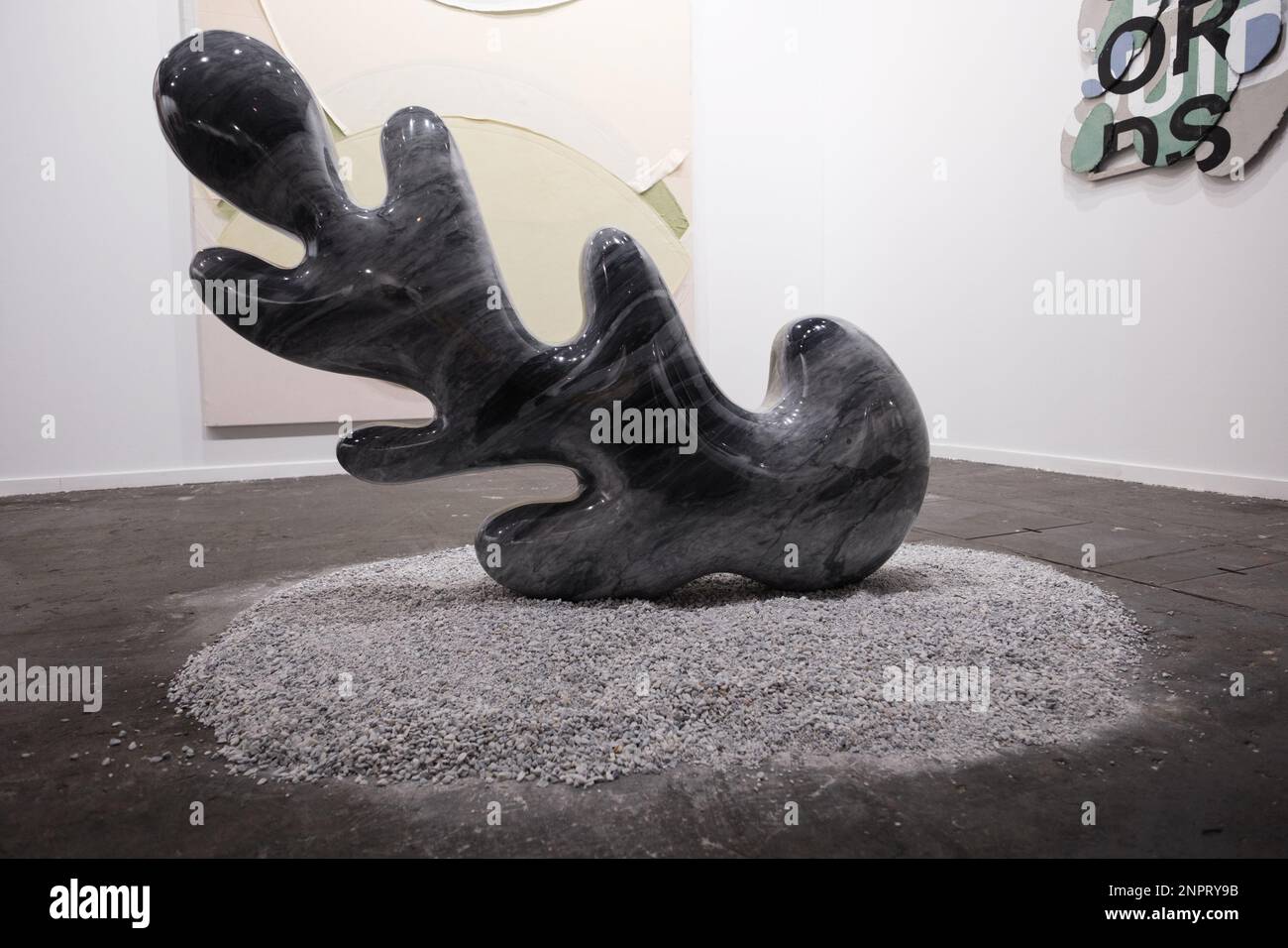 The sculpture of Artist Claudia Comte seen displayed during the fourth ...