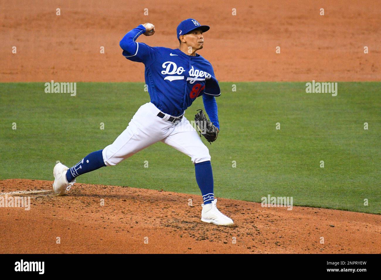 LOS ANGELES, CA - JULY 16: Los Angeles Dodgers pitcher Gerardo Carrillo ...
