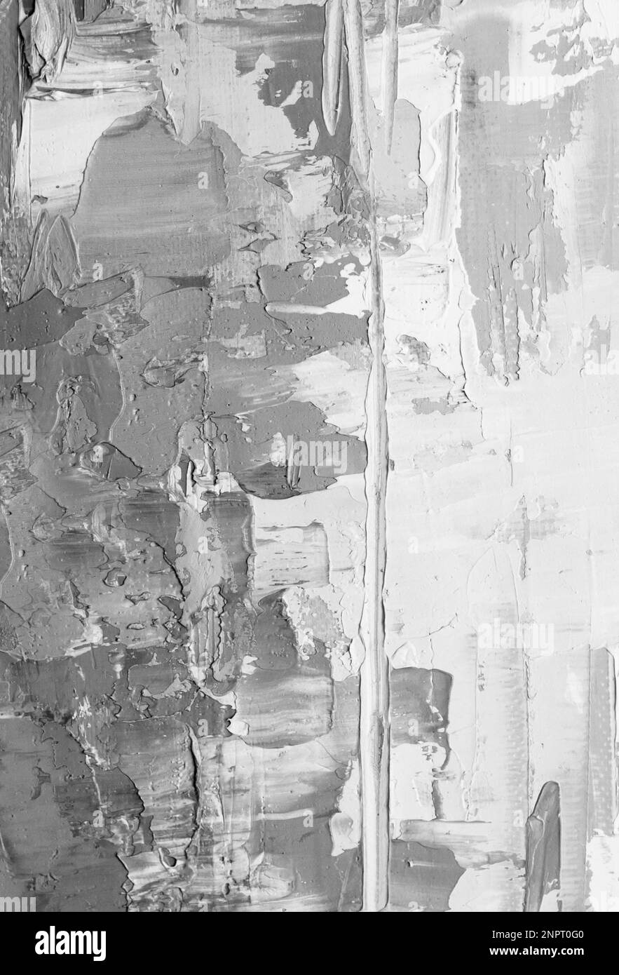 Modern art painting Black and White Stock Photos & Images - Alamy