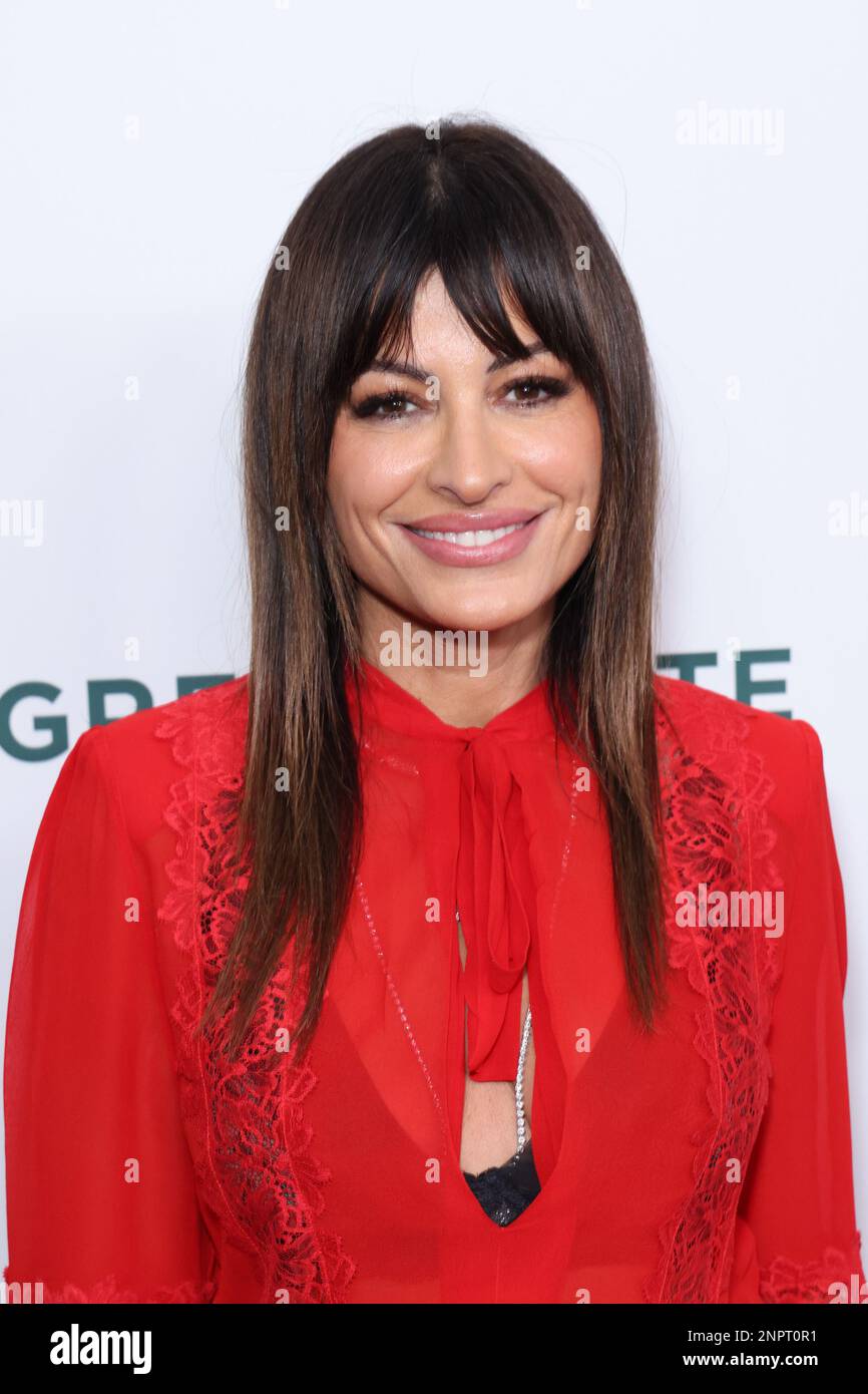 Victoria Bousis attends the 2023 Producers Guild Awards at The Beverly ...