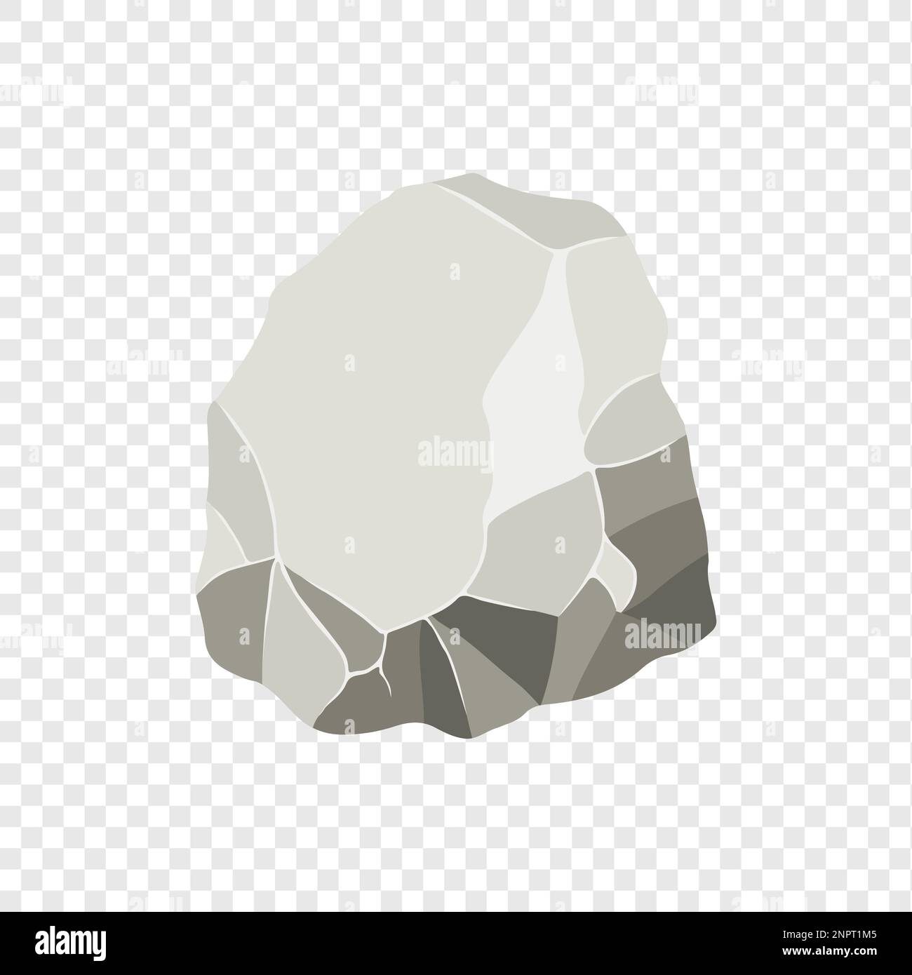 Rock boulder. Natural shape stone. vector illustration Stock Vector ...