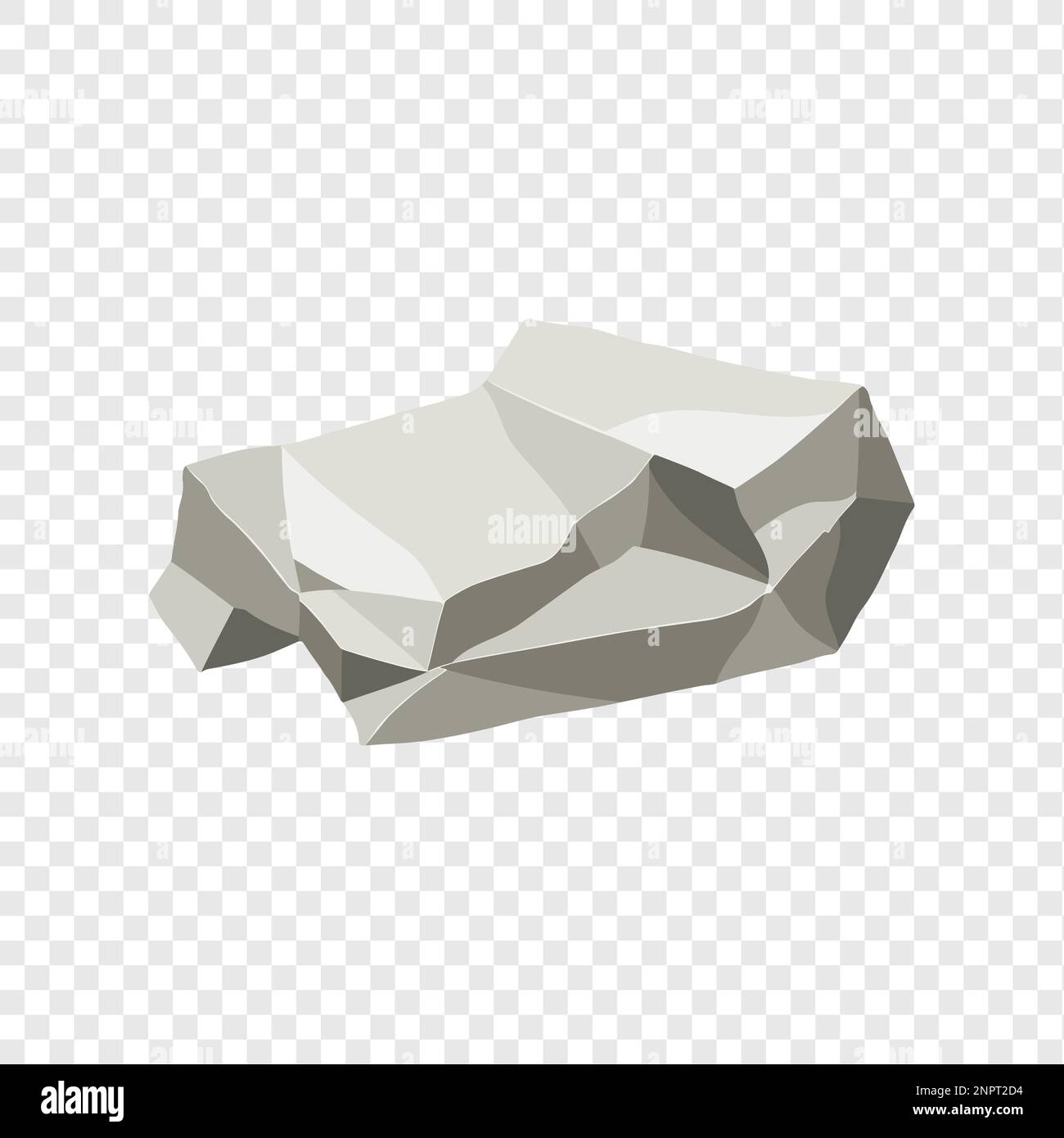 Rock boulder. Natural shape stone. vector illustration Stock Vector ...