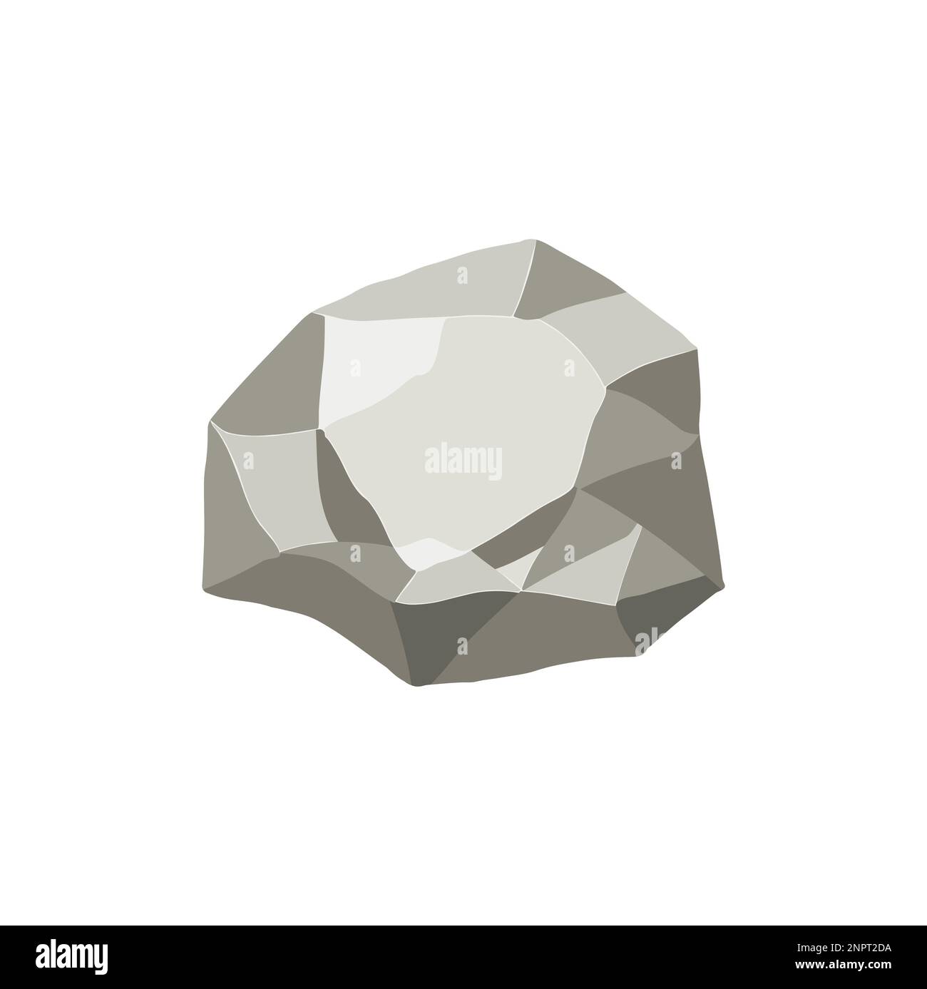 Rock boulder. Natural shape stone. vector illustration Stock Vector ...