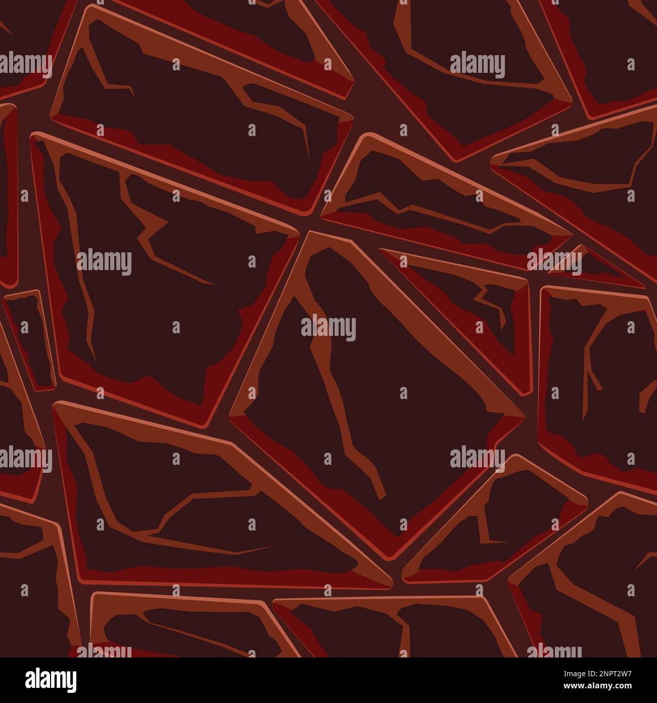 Cartoon game texture, rocks, dirt and ground surface seamless pattern ...