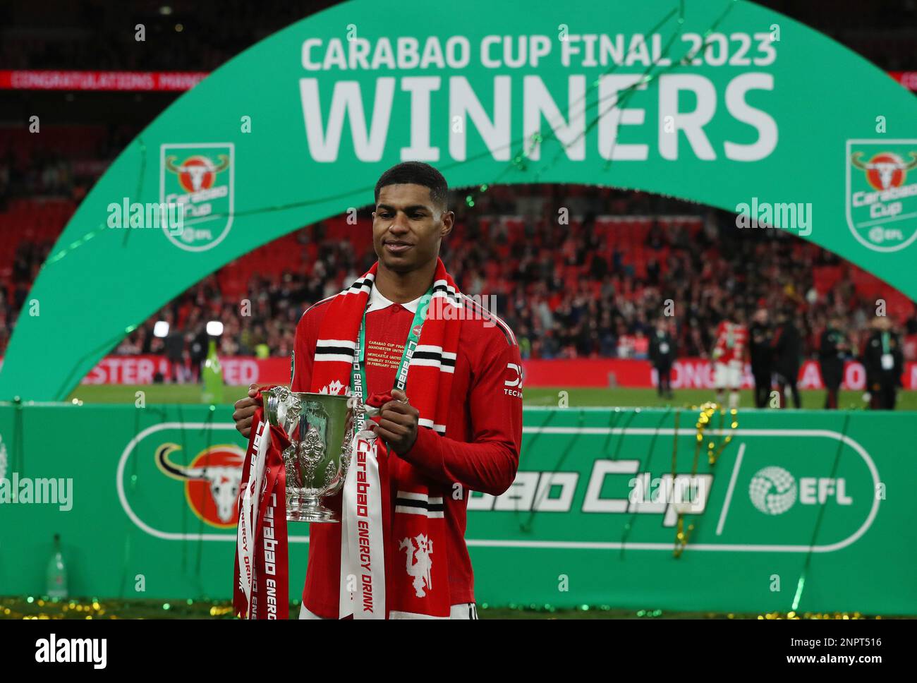 Marcus rashford 2023 celebrates hi-res stock photography and images - Alamy