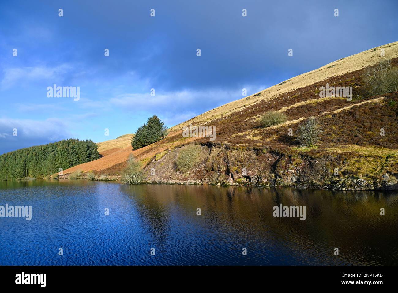 Upper Glendevon reservoir Perthshire Stock Photo - Alamy