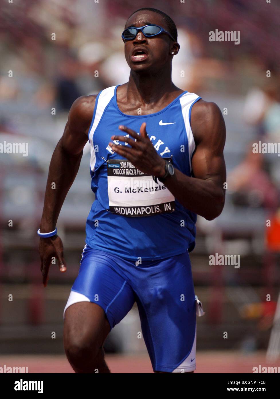 Gordon McKenzie of Kentucky wins junior 100-meter heat in 10.46 in the ...