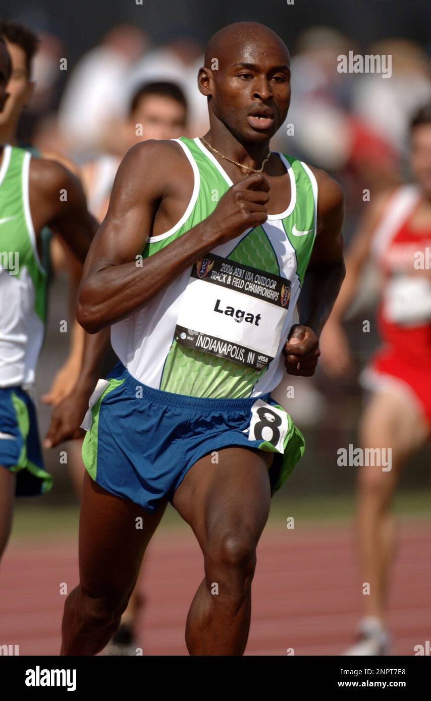 Bernard Lagat wins first-round heat of 1,500 meters in 3:44.64 in the ...