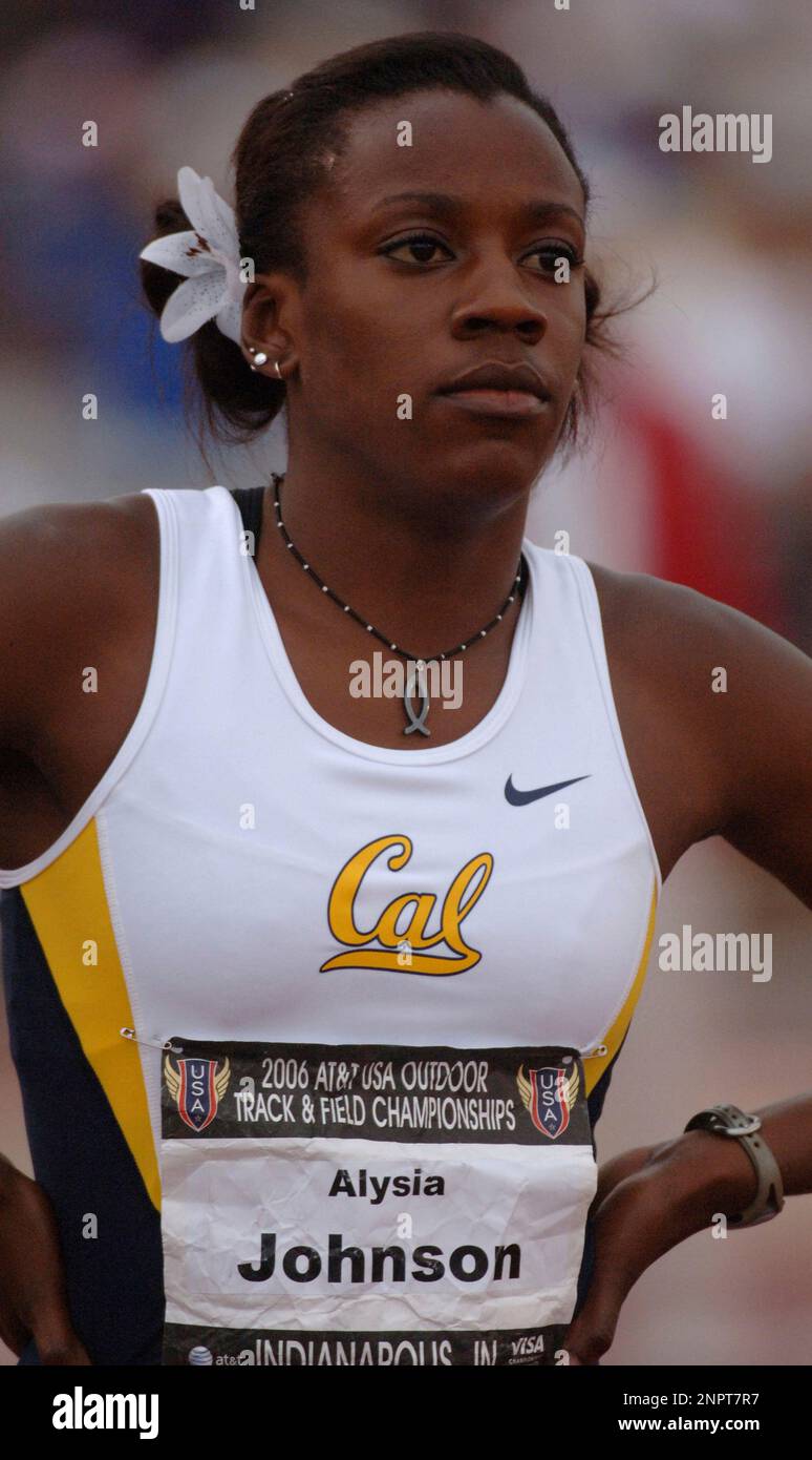 Alysia Johnson of Cal placed fourth in the women's 800 meters in 2:01 ...