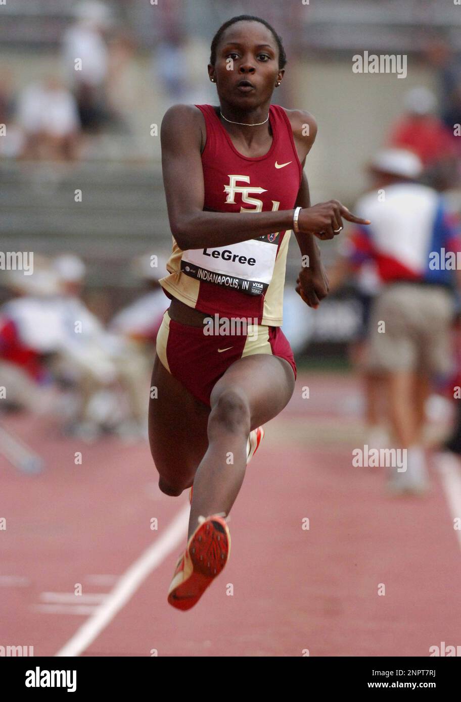 LaToya LeGree of Florida State was 16th in the women's triple jump at ...