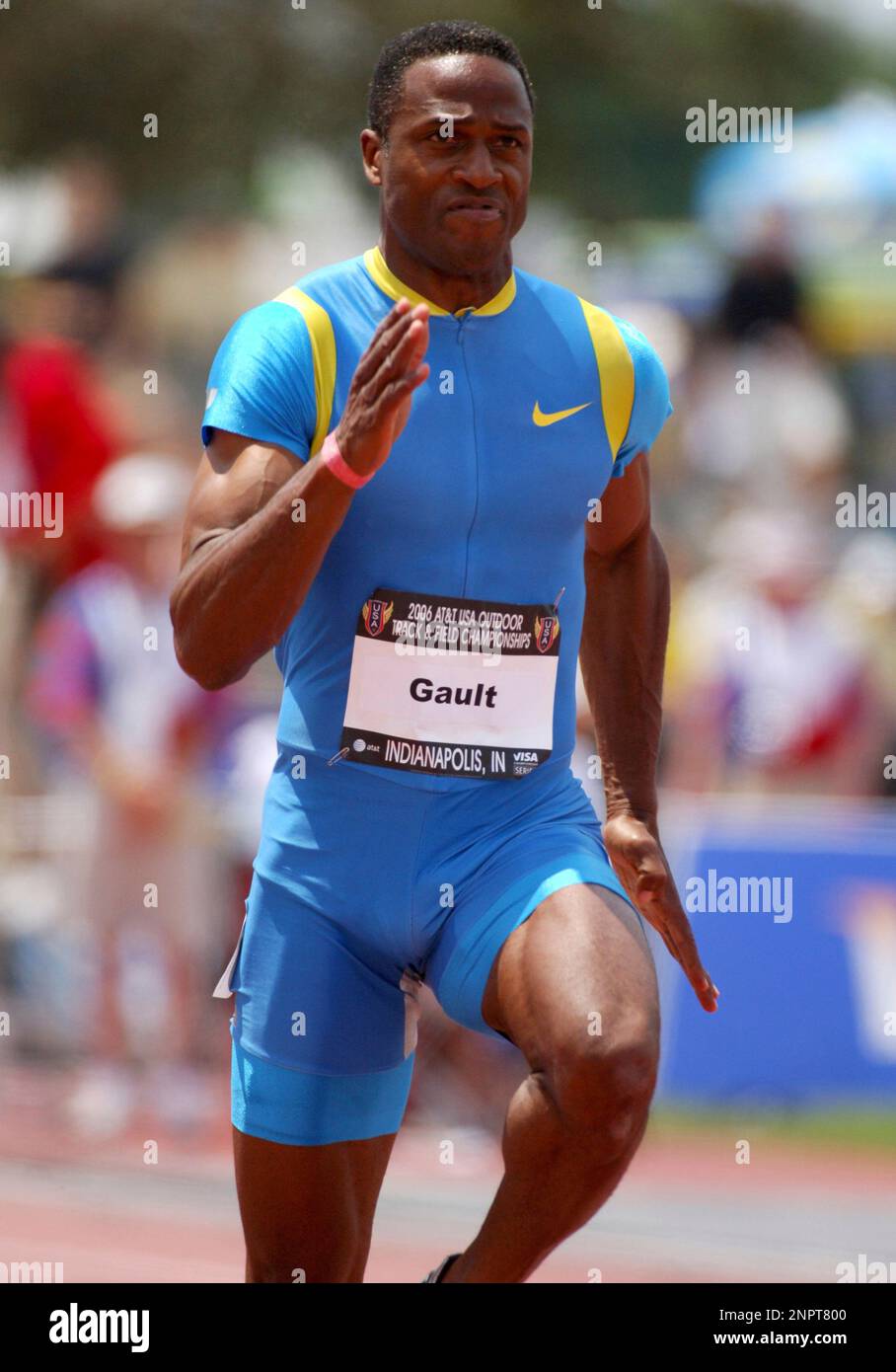 Willie Gault wins the Masters 100 meters in a age 45-49 world record of ...