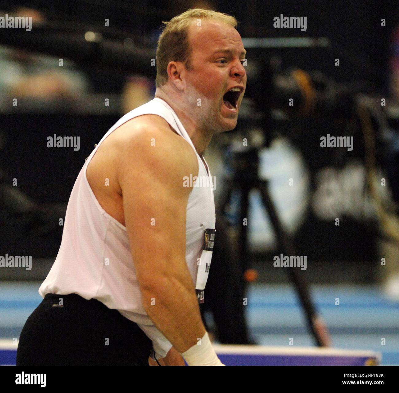 Adam Nelson finished fourth in the shot put at 66-7 1/4 (20.30m) in the ...
