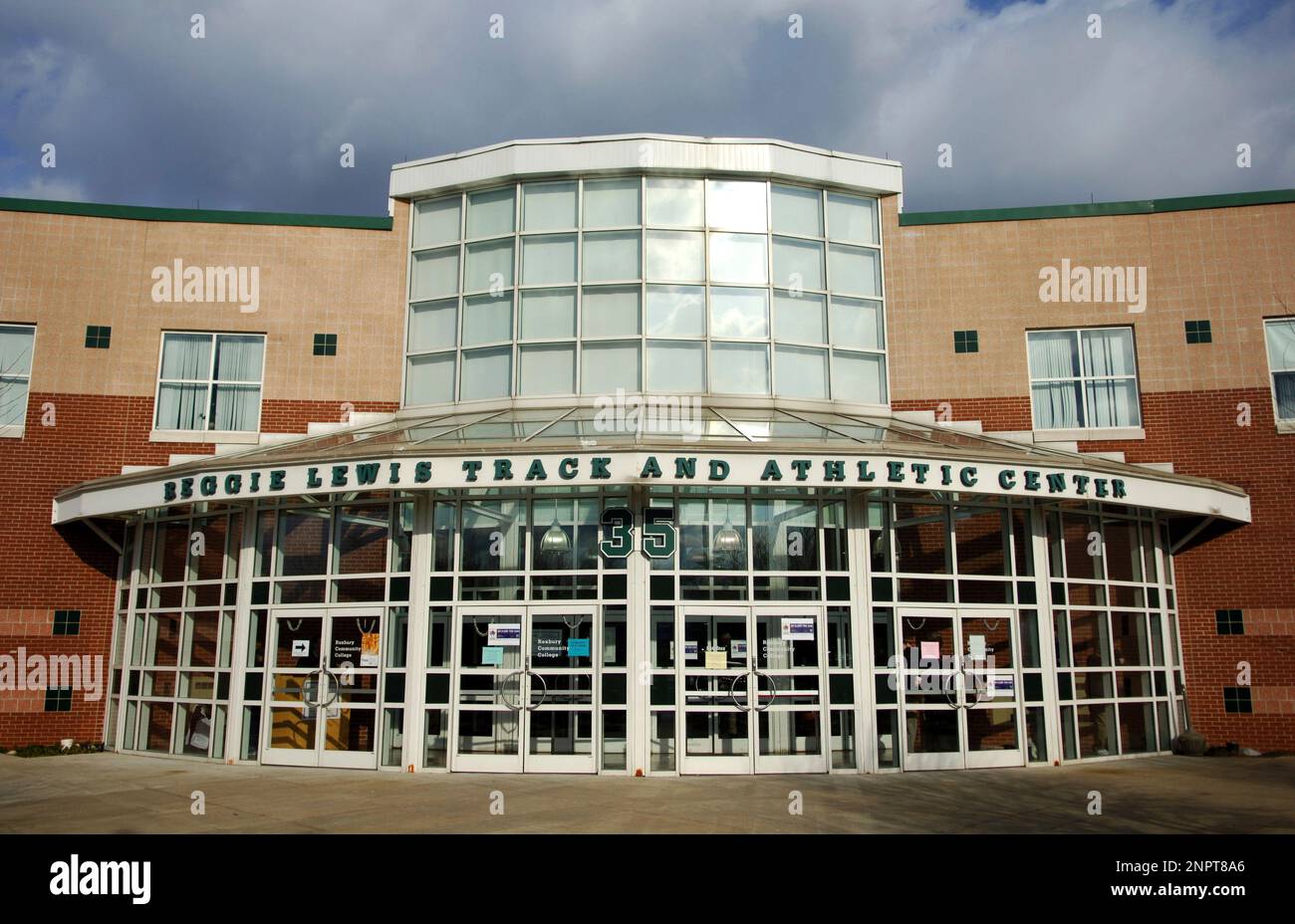 General view of Reggie Lewis Center at Roxbury Community College, the ...