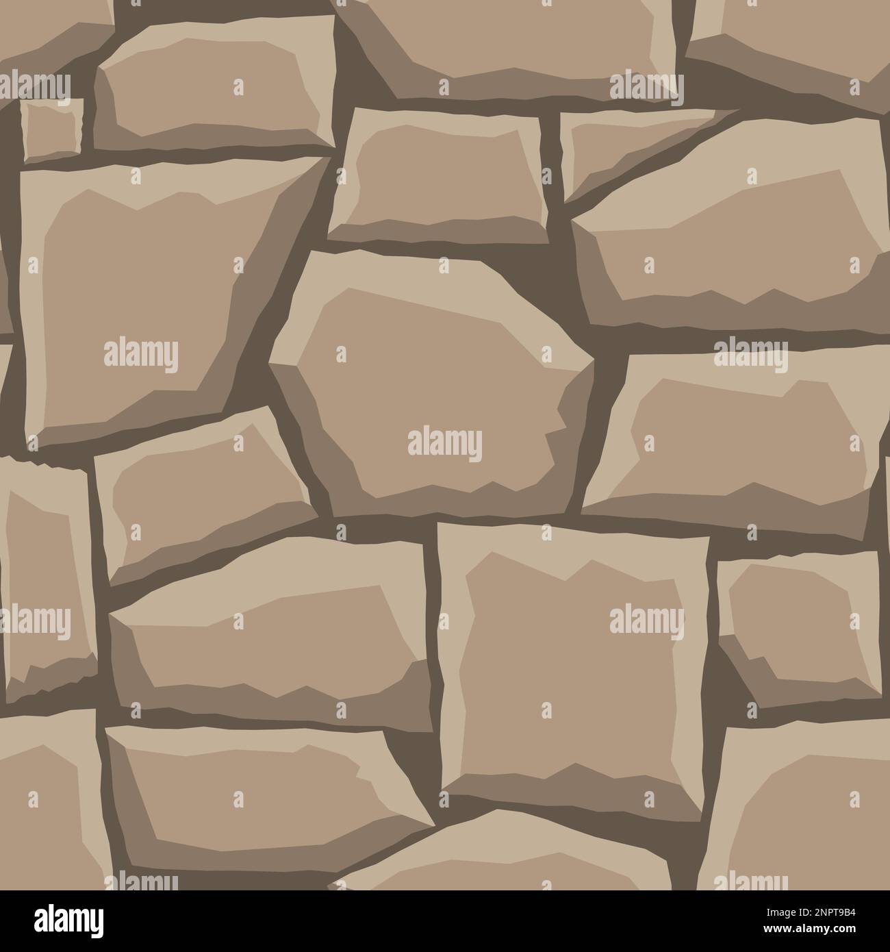 Cartoon game texture, rocks, dirt and ground surface seamless pattern ...