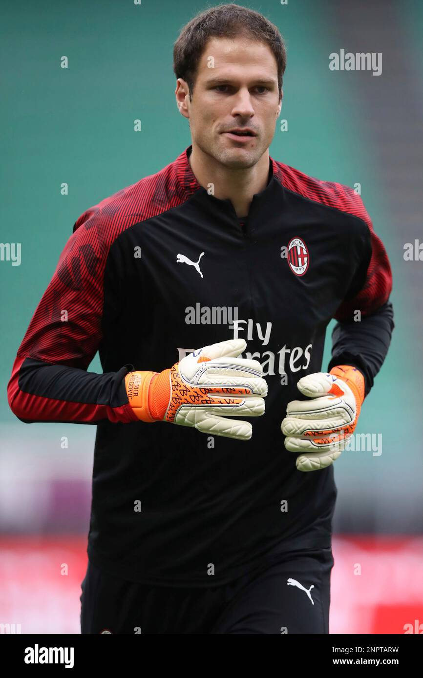 July 15, 2020, Milan, United Kingdom: Bosnian goalkeeper Asmir Begovic ...