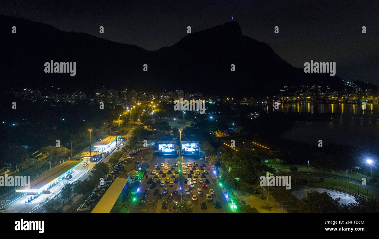 RJ - Rio de Janeiro - 07/15/2020 - COVID19 DRIVE IN, RIO - Aerial photo ...