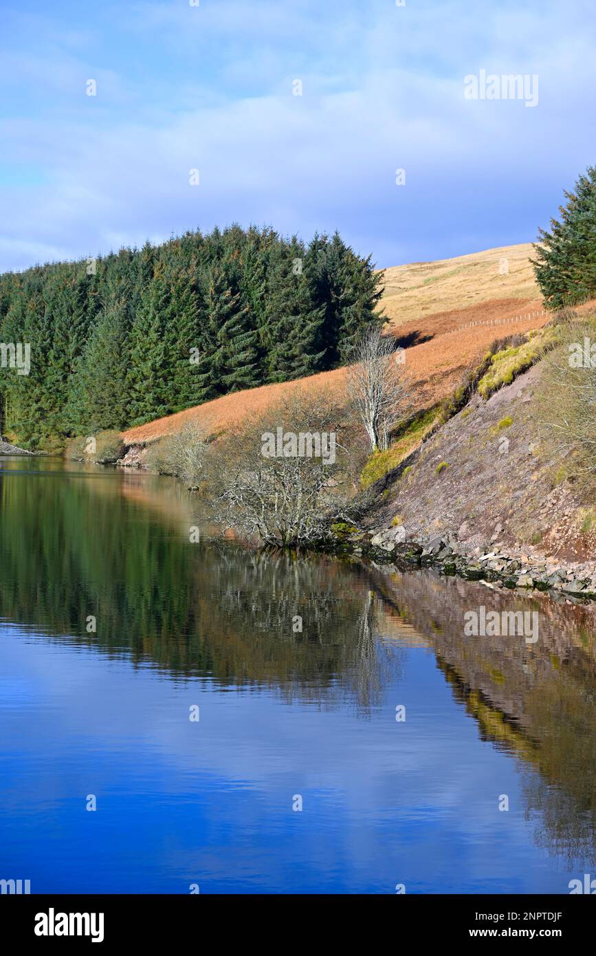 Upper Glendevon reservoir Perthshire Stock Photo - Alamy