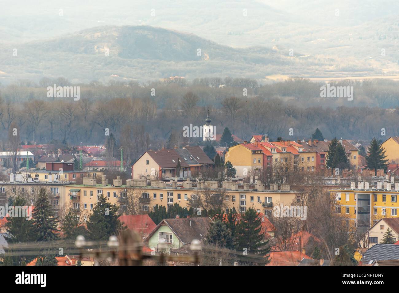 Aerial view small village danube hi-res stock photography and images ...