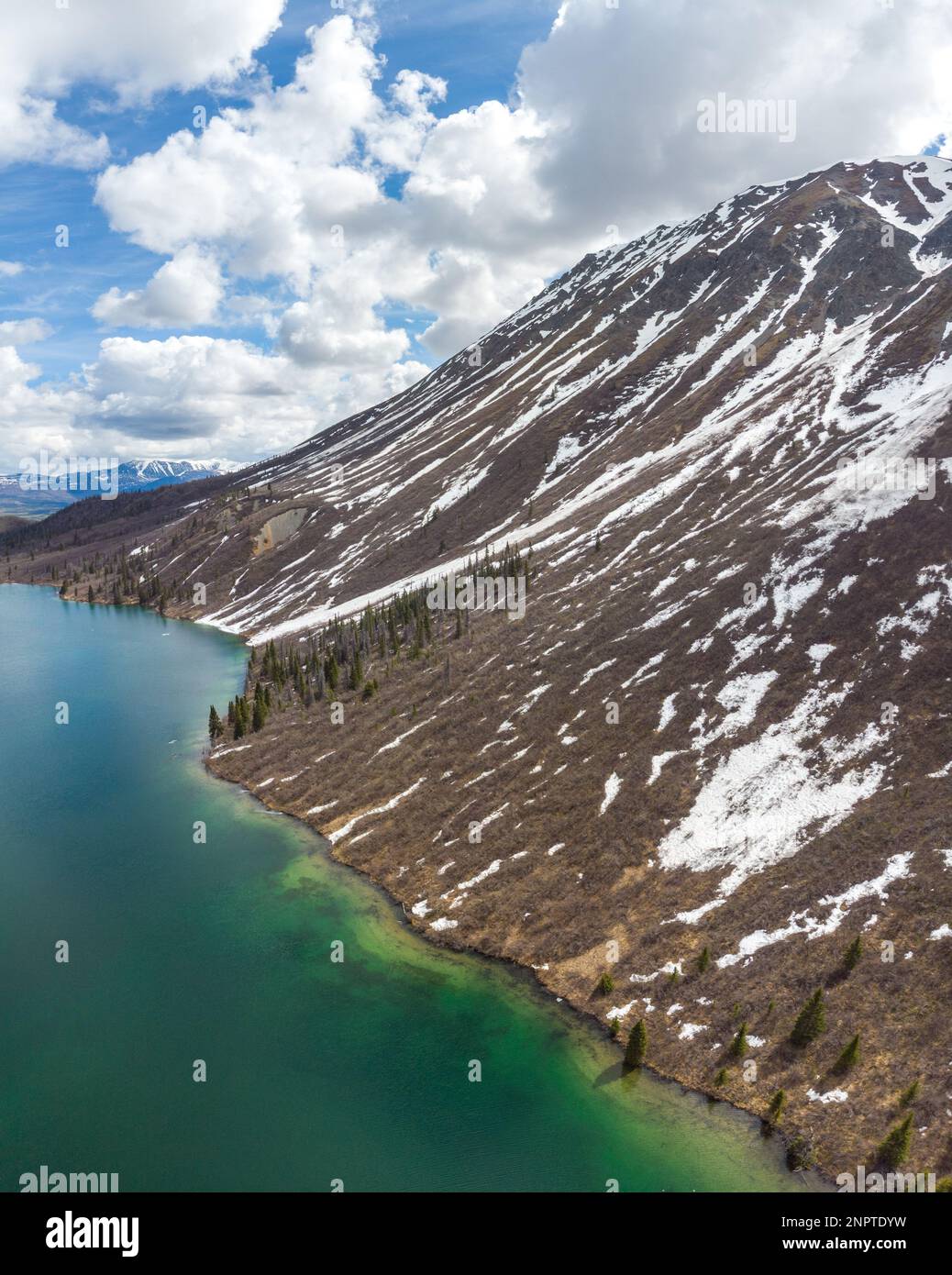 Stunning wilderness lake views in northern Canada during summer time ...