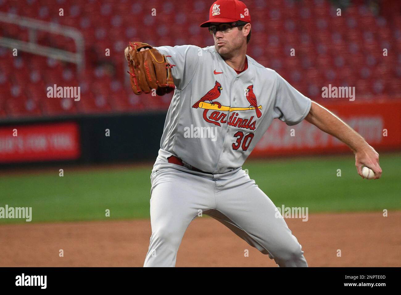 ST. LOUIS, MO - JULY 14: St. Louis Cardinals pitcher Tyler Webb (30 ...