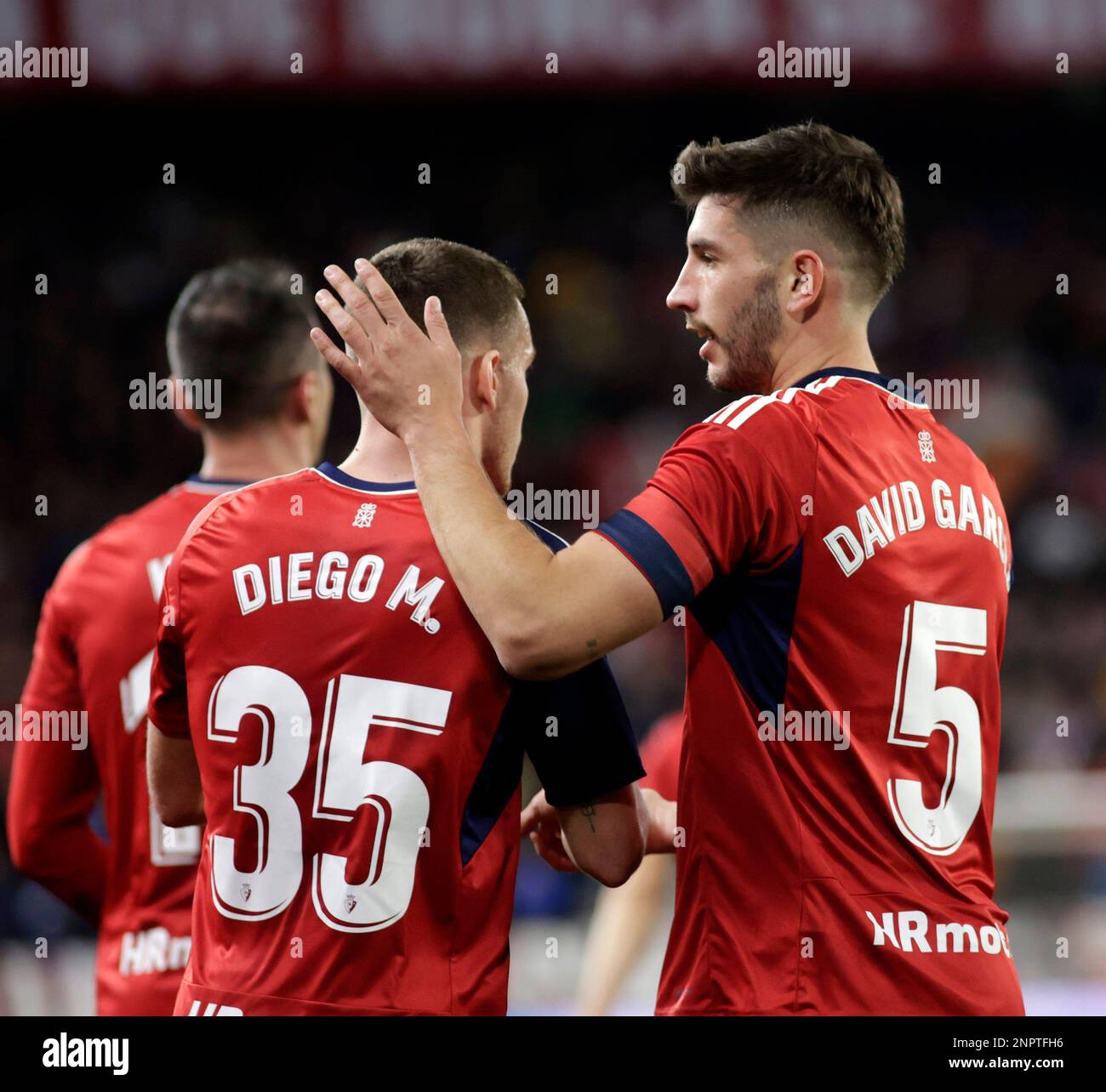 Spanish La Liga soccer match Sevilla vs Osasuna at Ramon Sanchez ...