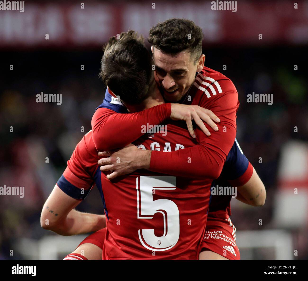 Spanish La Liga soccer match Sevilla vs Osasuna at Ramon Sanchez ...