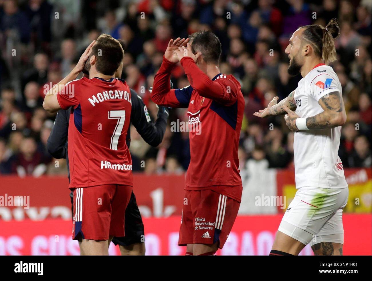 Spanish La Liga soccer match Sevilla vs Osasuna at Ramon Sanchez ...