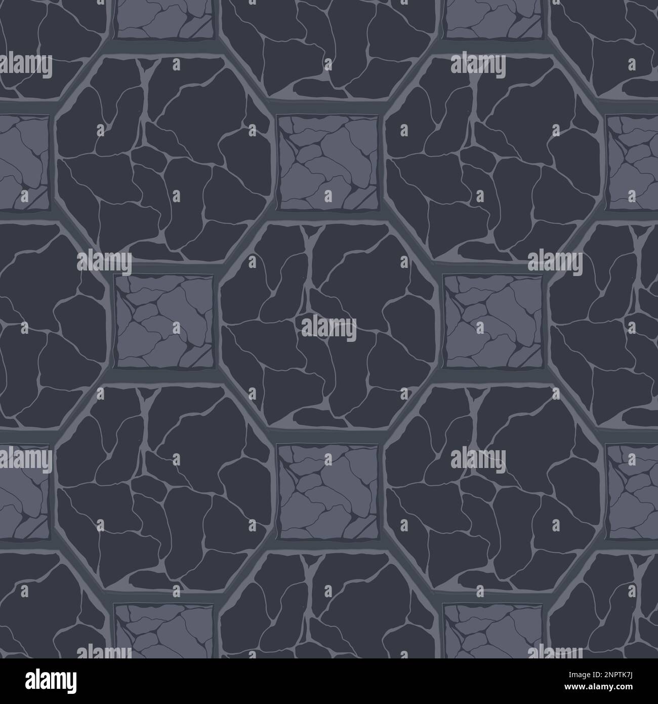 Cartoon game texture, rocks and ground surface seamless pattern. Game ...