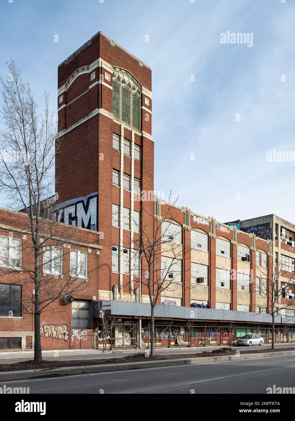 Continental Can building in the central manufacturing district Stock ...