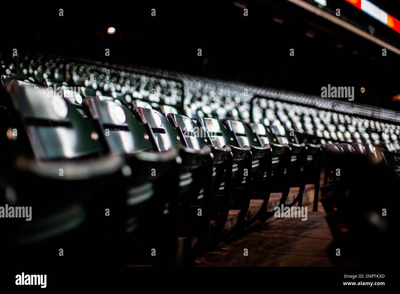 HOUSTON, TX - JULY 12: Houston Astros seats during Astros Summer Camp ...